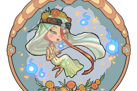 Lady of October - Gemstone Goddesses by Angela R. Sasser