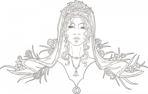 Lady of January - Gemstone Goddesses by Angela R. Sasser