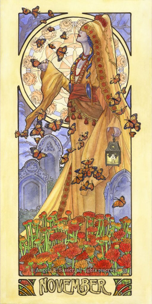 Lady of November - Gemstone Goddesses by Angela R. Sasser