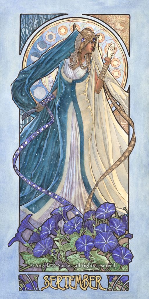 Lady of September - Gemstone Goddesses by Angela R. Sasser