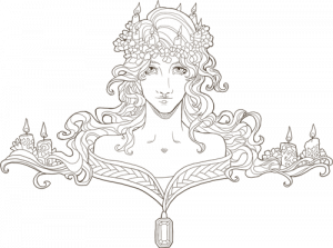 Lady of February - Gemstone Goddesses by Angela R. Sasser