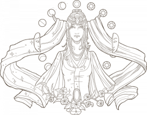 Lady of September - Gemstone Goddesses by Angela R. Sasser